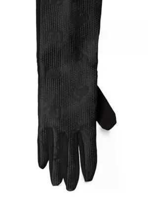 Dolce & Gabbana Logo-print Zip-detail Gloves