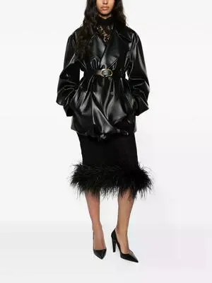 ALESSANDRO LEGORA Lace-construction Midi Skirt