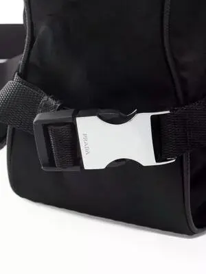 Prada 2020s Medium Re-nylon Saffiano Leather Shoulder Bag