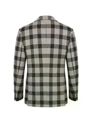 ROBERTO PEPE LUXURY Check-pattern Single-breasted Jacket