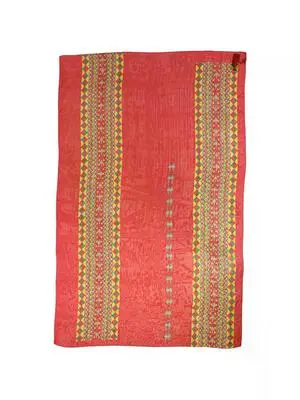 Dolce & Gabbana Geometric-print Silk Scarf - Red
