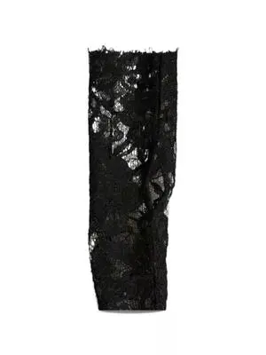 Dolce & Gabbana Floral-lace Arm Warmers - Black