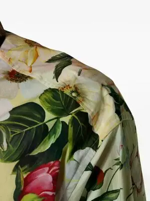 Dolce & Gabbana Floral Animal-print Shirt