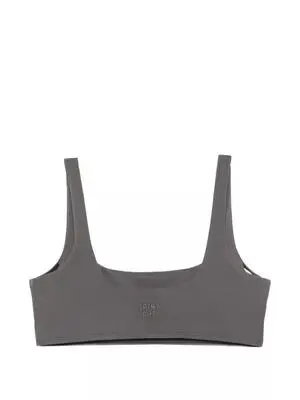 MC2 SAINT BARTH Kassie Logo-embossed Square-neck Sport Bra