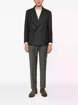 Tagliatore Norman Double-breasted Peaked-lapels Jacket
