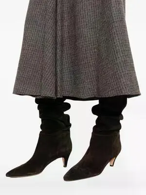 Etro Check-pattern Panelled Midi Skirt