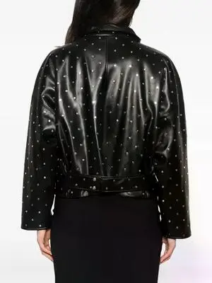 Marella Stud-embellished Biker Jacket