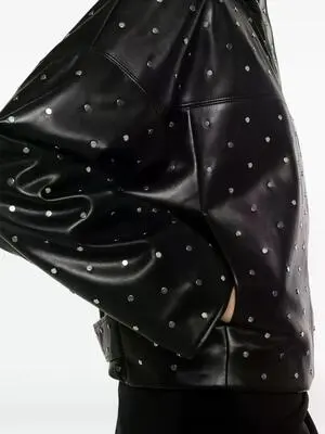 Marella Stud-embellished Biker Jacket