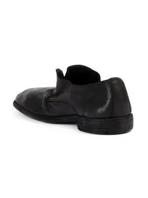 Guidi Distressed Derby Shoes