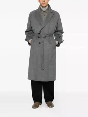 SSSTEIN Chester Belted Raglan-sleeve Coat - Grey