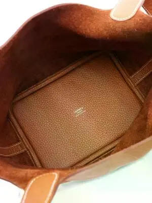 Hermès 2026 Pm Picotan Lock Tote Bag - Brown