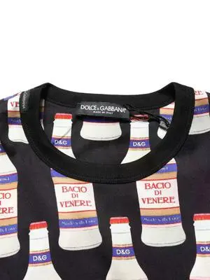 Dolce & Gabbana Bottle-print T-shirt - Black