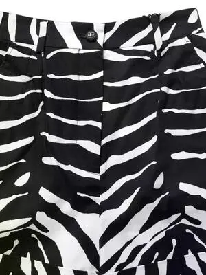 Dolce & Gabbana Zebra-print Cotton Shorts