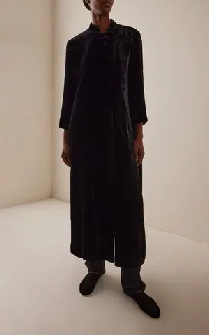 THE ROW Luan Velvet Coat
