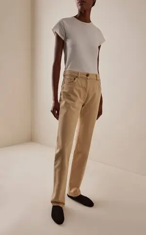 THE ROW Imma Rigid Mid-rise Straight-leg Jeans