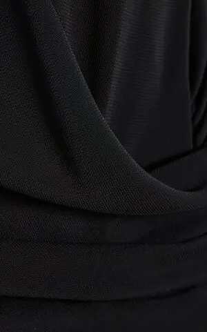THE ROW Artia Draped Jersey Midi Dress