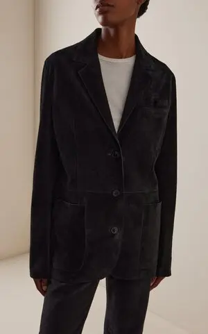 THE ROW Kadie Suede Jacket