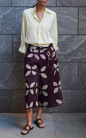 Chan Luu Skater Capri Cotton Pants