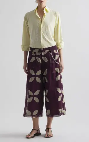 Chan Luu Skater Capri Cotton Pants