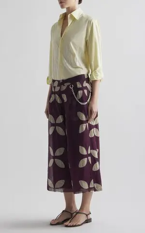 Chan Luu Skater Capri Cotton Pants