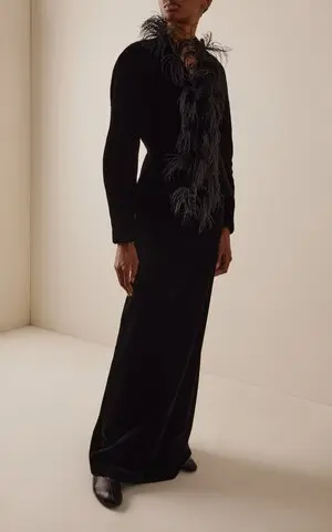 THE ROW Lew Cotton Maxi Skirt