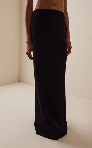 THE ROW Lew Cotton Maxi Skirt