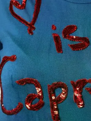 Dolce & Gabbana Sequin-embellished Crew-neck Sweater