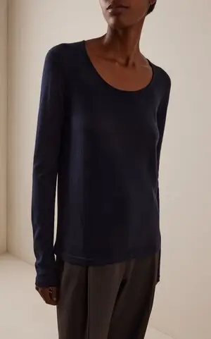 THE ROW Quay Cashmere Top