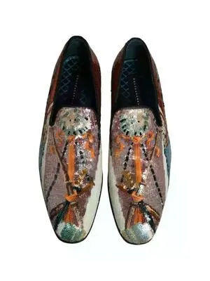 Dolce & Gabbana Sequin-embellished Loafers