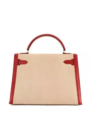Hermès 1997 32 Kelly Crane-print Handbag