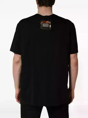 Dolce & Gabbana Camouflage Graphic Cotton Crew-neck T-shirt