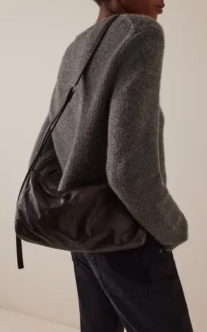 THE ROW Alix Washed Leather Bag - Brown