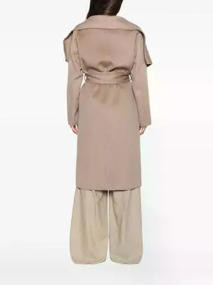 Marella Belted Shawl-collar Coat