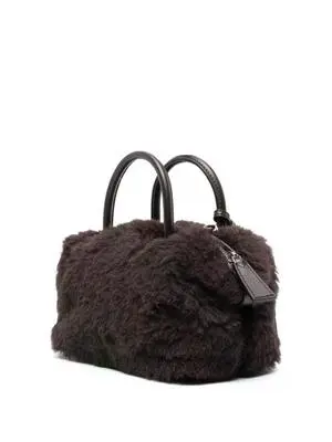 Max Mara Teddy Holdall Bag - Brown