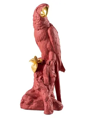 LLADRO Macaw Bird Sculpture - Multi