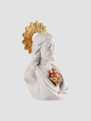 LLADRO The Sacred Heart Of Jesus Bust
