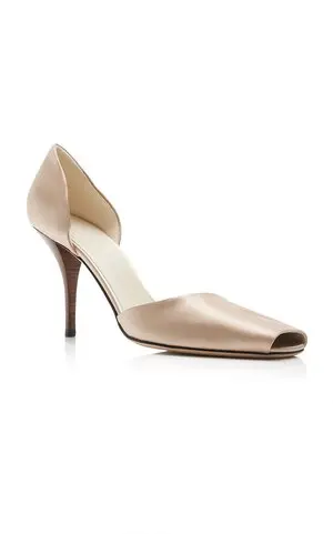 THE ROW Noor D'orsay Satin Pumps