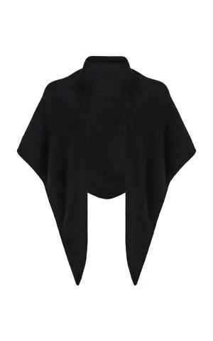 THE ROW Quaro Cashmere Scarf - Black