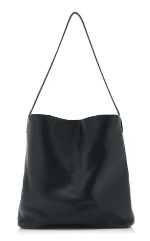 THE ROW Ava Leather Tote Bag - Black