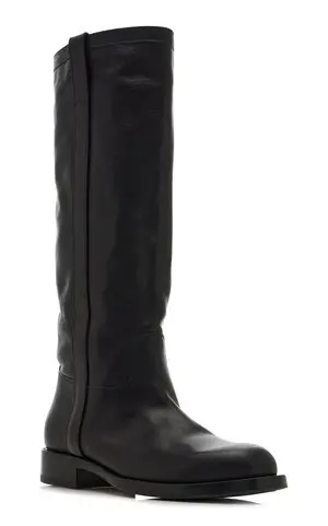 THE ROW Nobilis Leather High Riding Boots