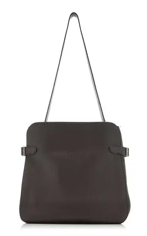 THE ROW Mac Shoulder Leather Bag - Brown
