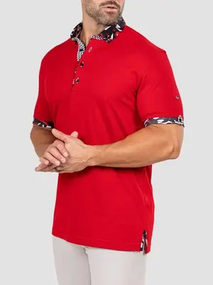 MACEOO Newton Marthy Polo Shirt - Red