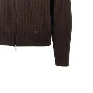 Emporio Armani Virgin Wool Knitted Cardigan