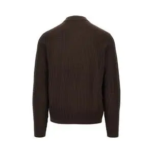 Emporio Armani Virgin Wool Knitted Cardigan
