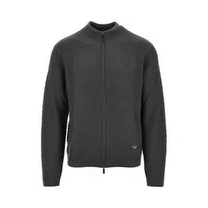 Emporio Armani Virgin Wool Knitted Cardigan