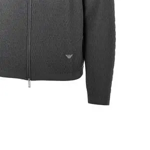 Emporio Armani Virgin Wool Knitted Cardigan