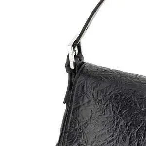 Fendi Craquelé Leather 'flap 26235' Bag