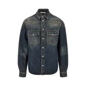 Fendi Bananatex Denim Shirt - Blue
