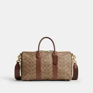COACH Compass Bag 35 In Signature Upcraftedleather - Tan Multi