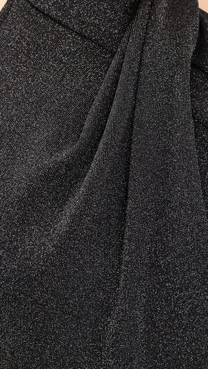 Balmain Halterneck Draped Compact Viscose Dress